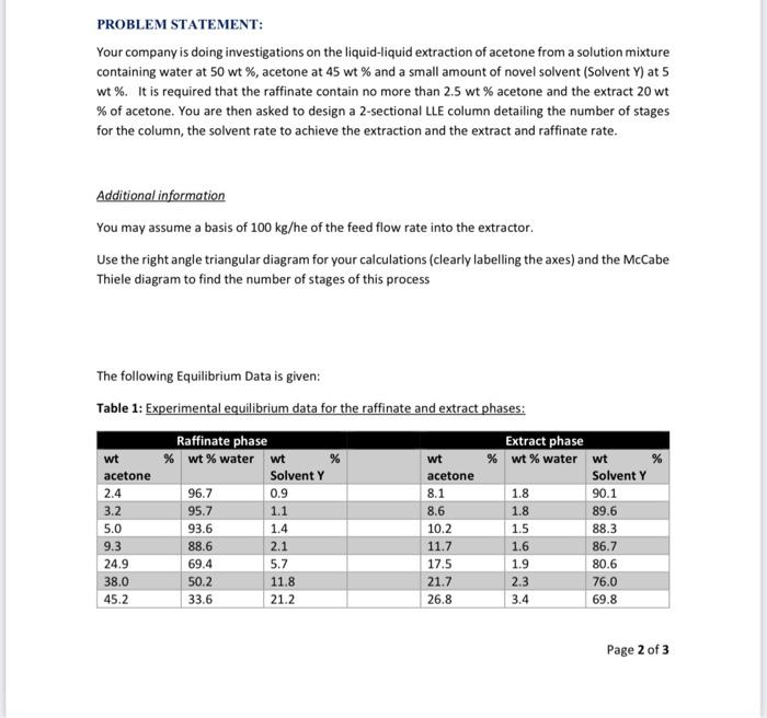 Solved PROBLEM STATEMENT: Your company is doing | Chegg.com