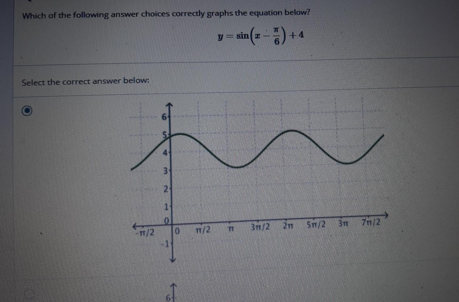 Solved Which of the following answer choices correctly | Chegg.com