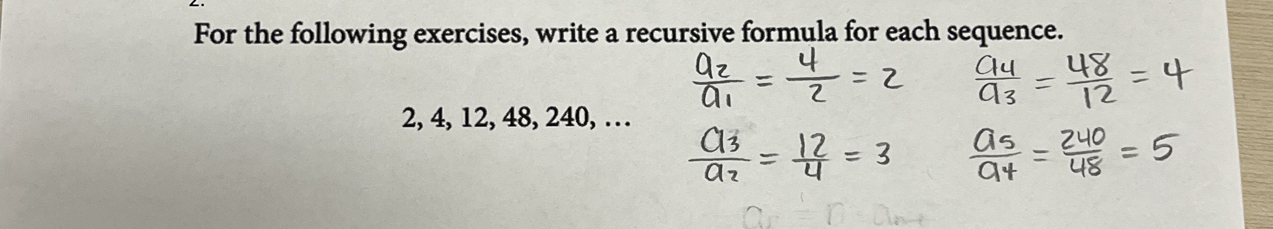 Solved For the following exercises, write a recursive | Chegg.com