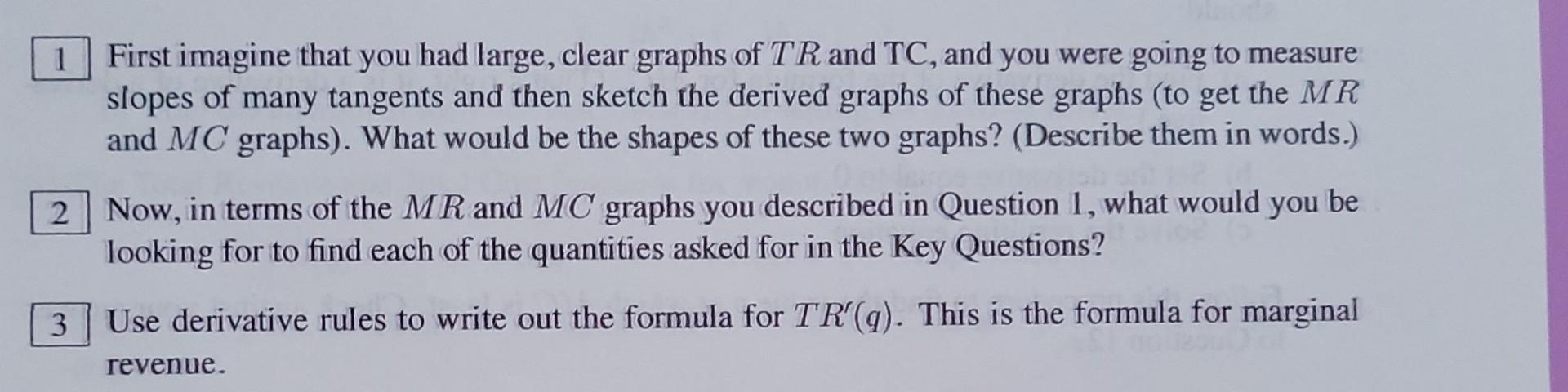 Solved Worksheet #10 Using the Marginal Revenue and Marginal | Chegg.com