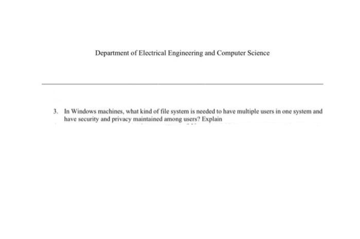 Solved Department of Electrical Engineering and Computer | Chegg.com