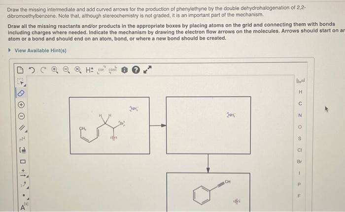 Solved Draw the missing intermediate and add curved arrows | Chegg.com