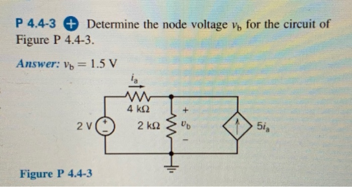 Solved P 4.2-3 The encircled numbers in the circuit shown in | Chegg.com