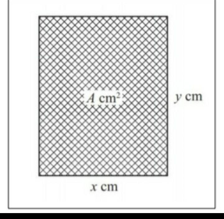Solved Task 7: The diagram shows a rectangular photo frame | Chegg.com