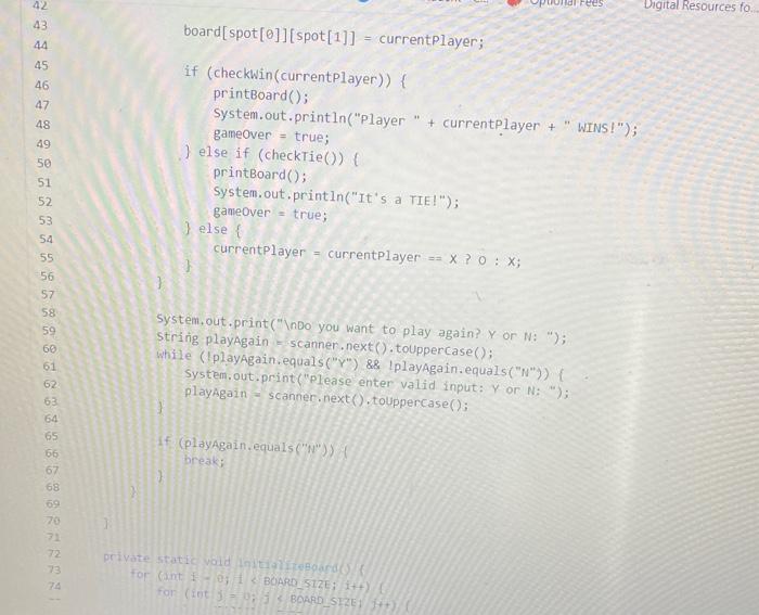 Solved 11 import java, util.scanner; 12 13 public class | Chegg.com