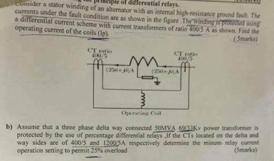 Solved consider a stator winding of an alternator with an | Chegg.com