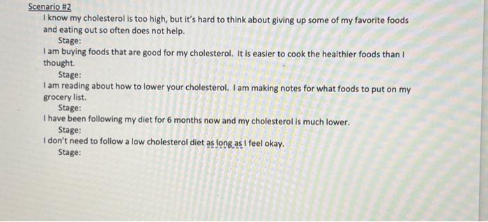 Solved 1 Transtheoretical Model of Behavior Change (Stages | Chegg.com