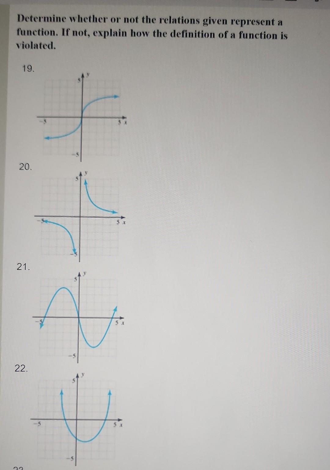 Solved Determine whether or not the relations given | Chegg.com