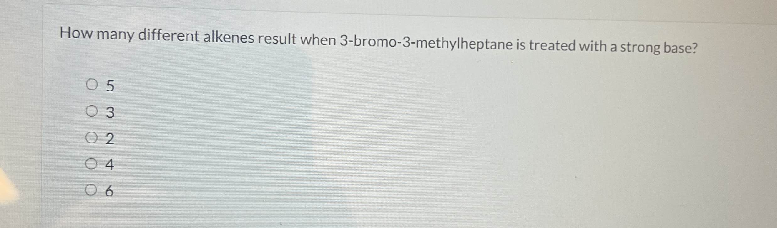 Solved How many different alkenes result when | Chegg.com