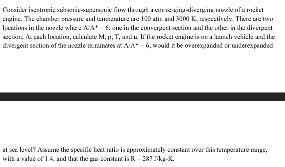 Solved Consider isentropic subsonic-supersonic flow through | Chegg.com