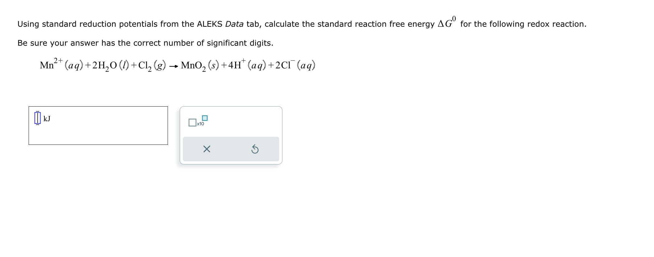 Solved Using standard reduction potentials from the ALEKS | Chegg.com