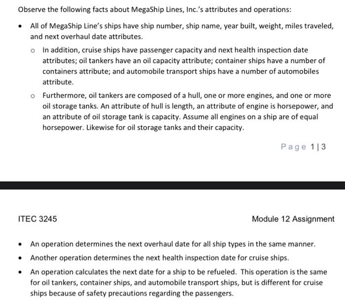 Solved 1 Draw An Object Oriented Generalization Diagram