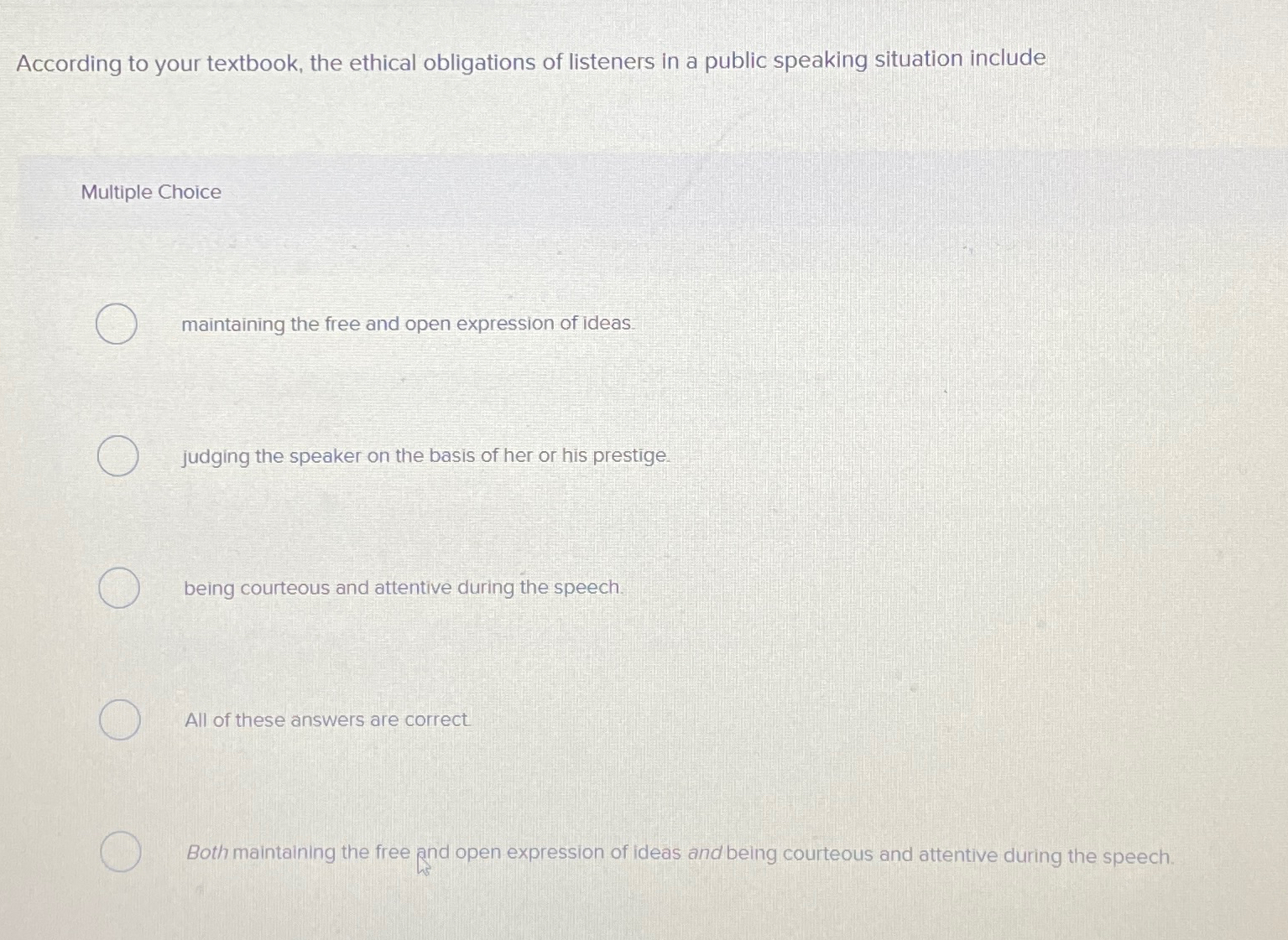 Solved According to your textbook, the ethical obligations | Chegg.com