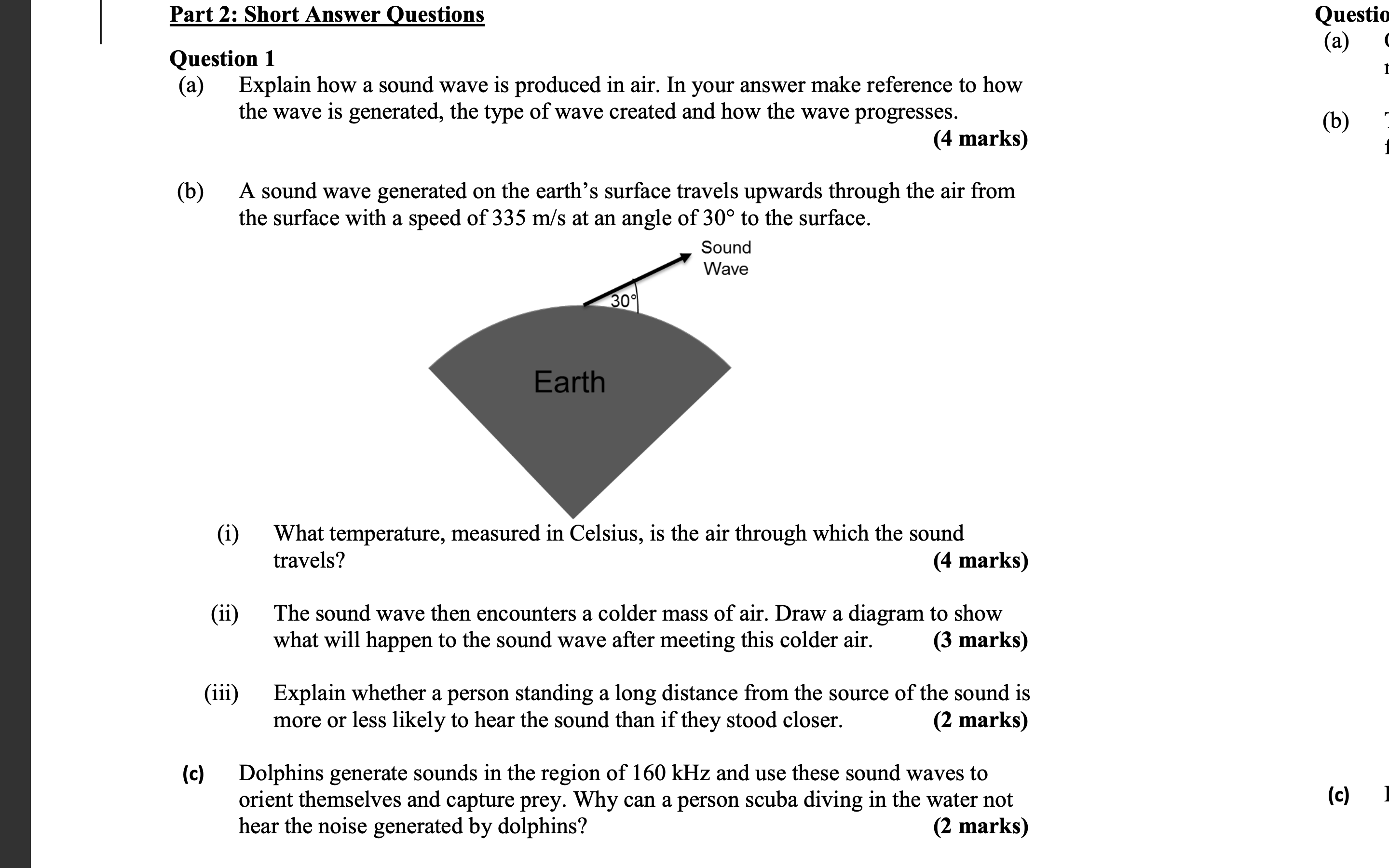 Solved Part 2: Short Answer QuestionsQuestion 1(a) ﻿Explain | Chegg.com