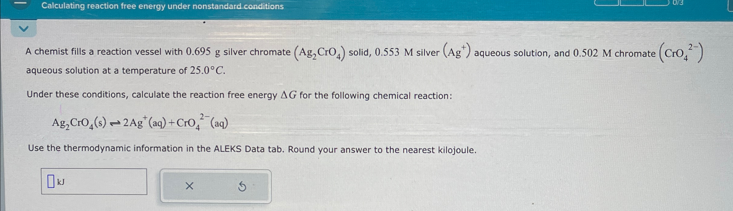 Solved Calculating reaction free energy under nonstandard | Chegg.com