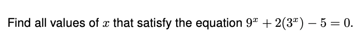 Solved Find all values of x ﻿that satisfy the equation | Chegg.com