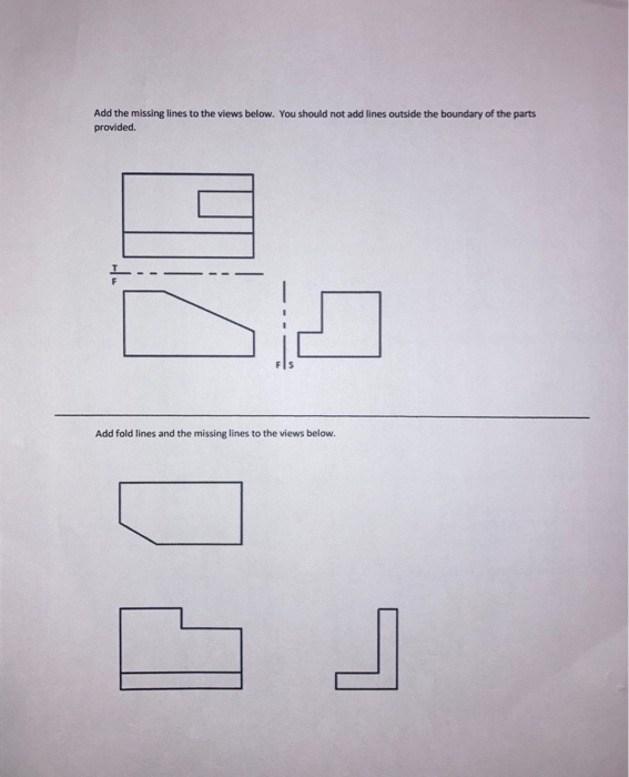 Solved HDZ DRAW THREE VIEWS OF THE OBJECT SHOWN. POSITION | Chegg.com