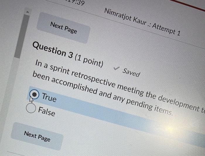 Solved The agile project management process does NOT include | Chegg.com