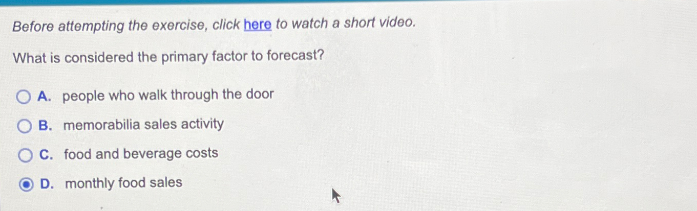 Solved Before attempting the exercise, click here to watch a | Chegg.com