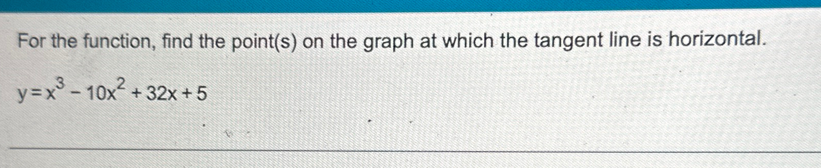 Solved For the function, find the point(s) ﻿on the graph at | Chegg.com