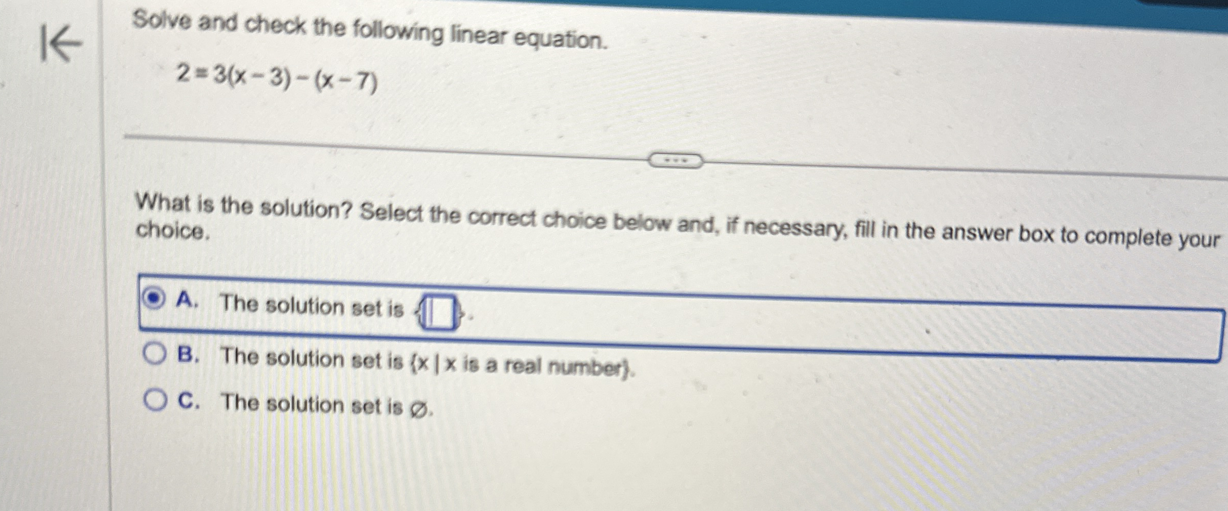 Solve and check the following linear | Chegg.com