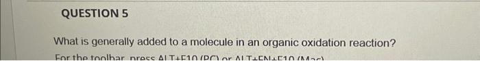Solved QUESTION 1 In the reaction between iron and oxygen to | Chegg.com