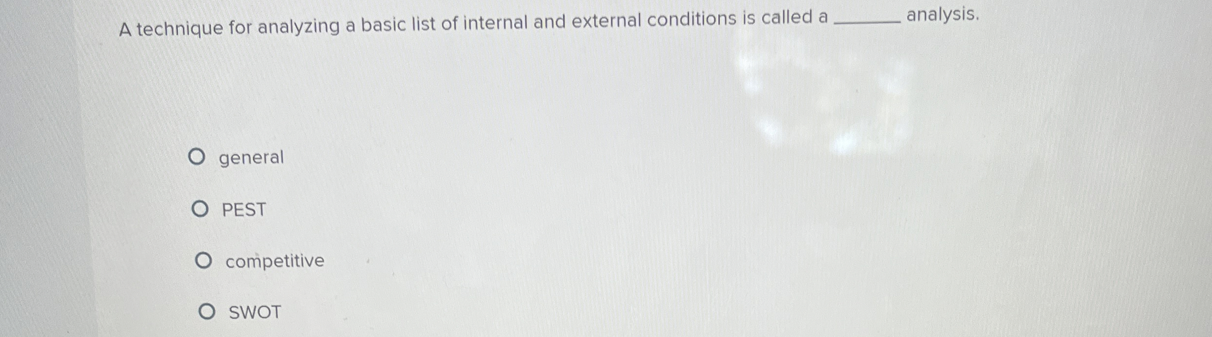 Solved A technique for analyzing a basic list of internal | Chegg.com