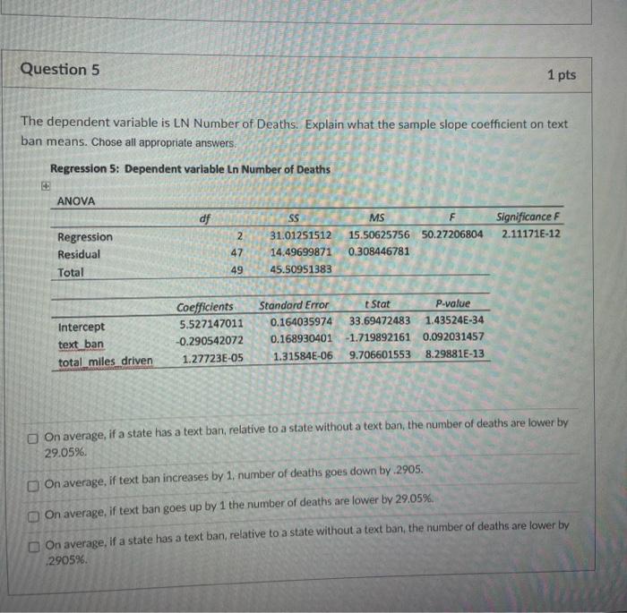 Solved What is the F-statistic for the F-test for joint | Chegg.com