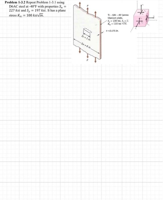 Solved Problem 1-3.2 Repeat Problem 1-3.1 using D6 AC steel | Chegg.com