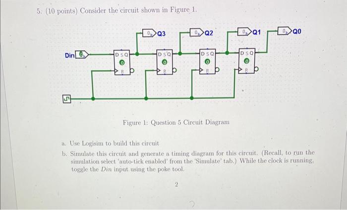 Solved 5. ( 10 points) Consider the circuit shown in Figure | Chegg.com