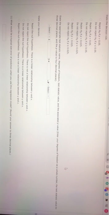 Solved Simple Linear Regression: Suppose a simple linear | Chegg.com