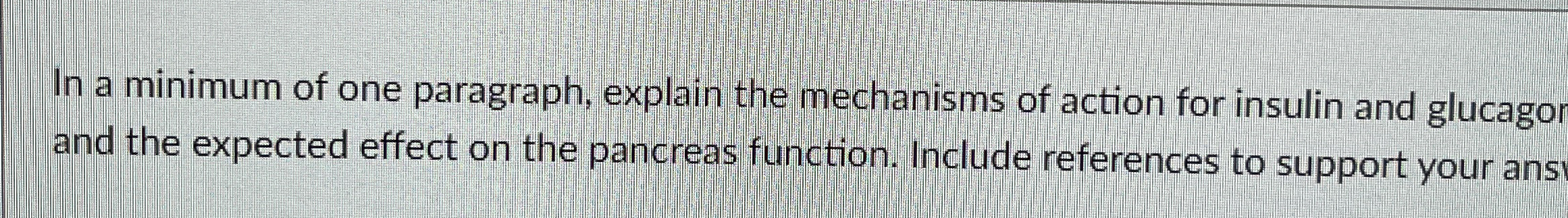 Solved In a minimum of one paragraph, explain the mechanisms | Chegg.com