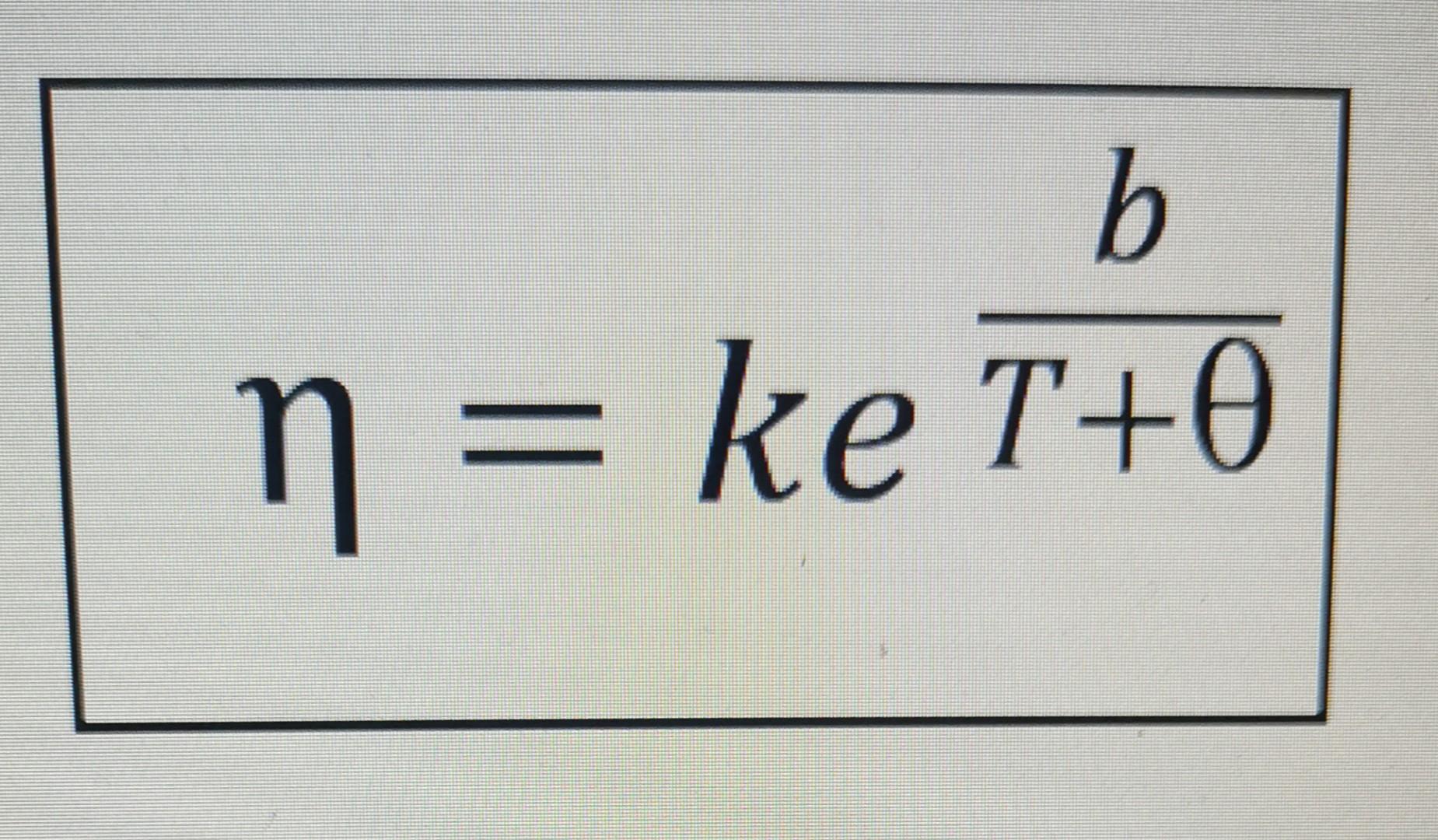 Solved Rearrange vogels equation to make 'b' the subject, | Chegg.com