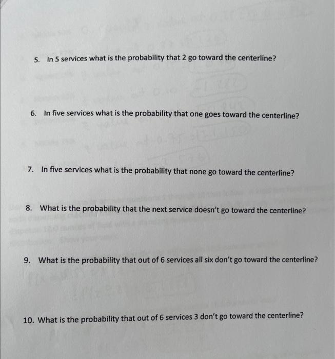 Solved Use the following to answer questions 1 through 10 | Chegg.com