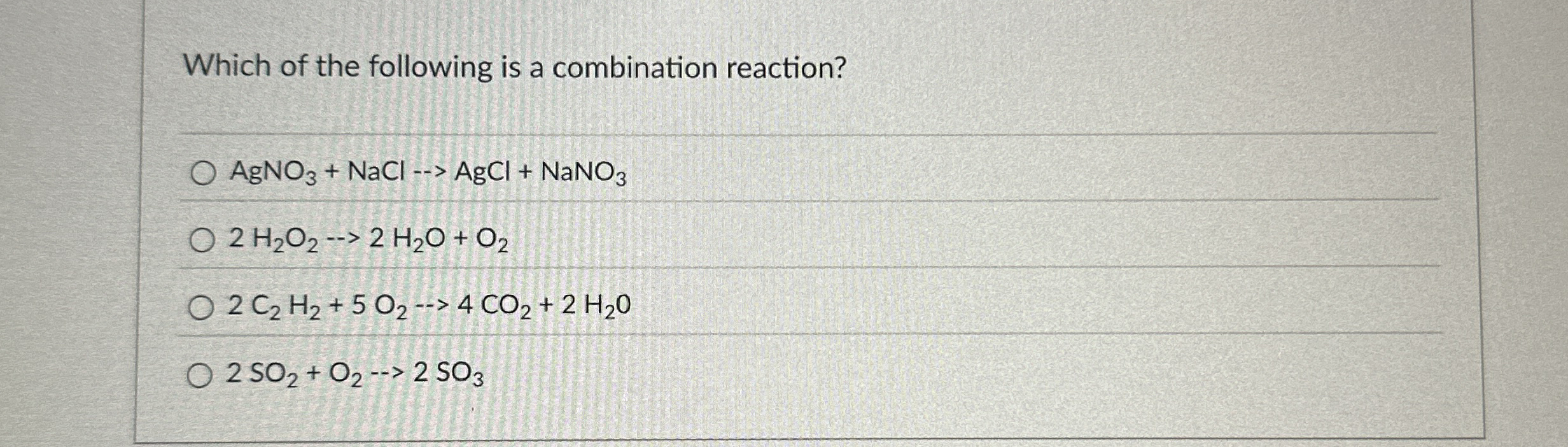 Solved Which of the following is a combination | Chegg.com