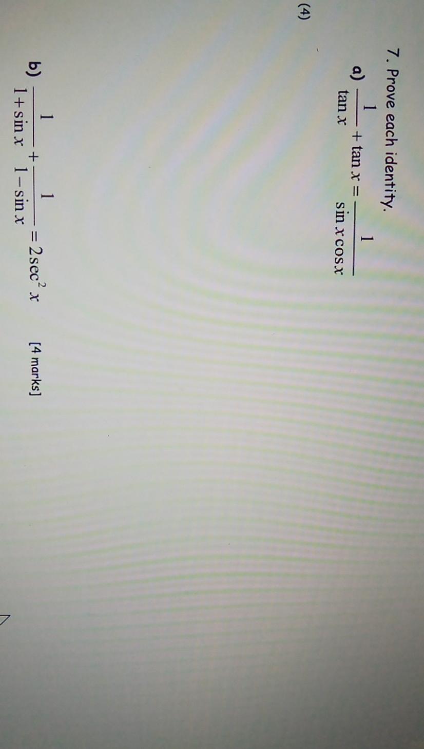 Solved 6. Determine if cos2x=1+2sin2x is an identity. | Chegg.com