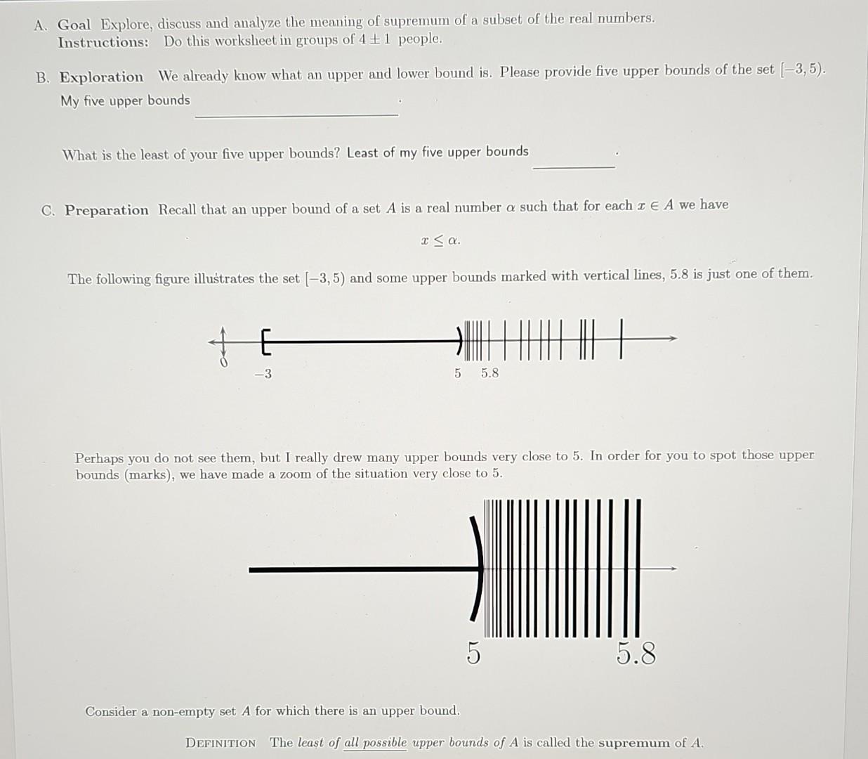 Solved Consider a non-empty set A for which there is an | Chegg.com