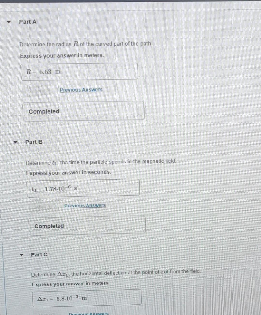 Solved Determine the radius R of the curved part of the | Chegg.com
