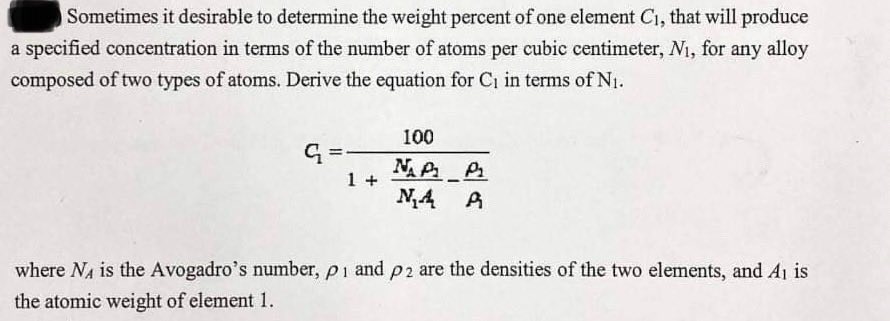 Solved Sometimes it desirable to determine the weight | Chegg.com