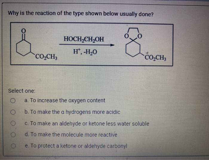 Solved What is the major organic product of the following | Chegg.com