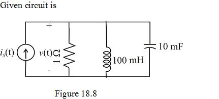 Solved 8.18) Draw the frequency-domain circuit and calculate | Chegg.com