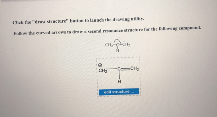 Solved Click the "draw structure" button to launch the | Chegg.com