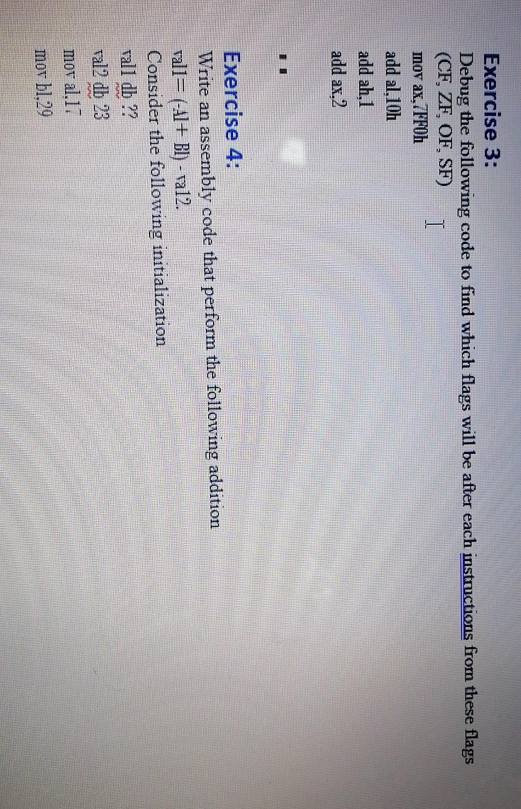Solved Exercise 3: Debug the following code to find which | Chegg.com