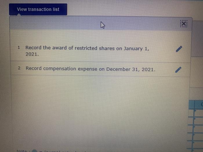 Solved Check Exercise 19-4 (Algo) Restricted stock units; | Chegg.com