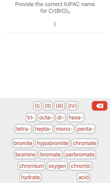 Solved Provide the correct IUPAC name for BaHPO4.Provide the | Chegg.com