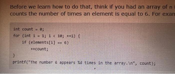 Solved write an easy c code using array but very easy code | Chegg.com
