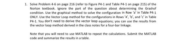 Solved 1. Solve Problem 4-6 on page 216 (refer to Figure | Chegg.com