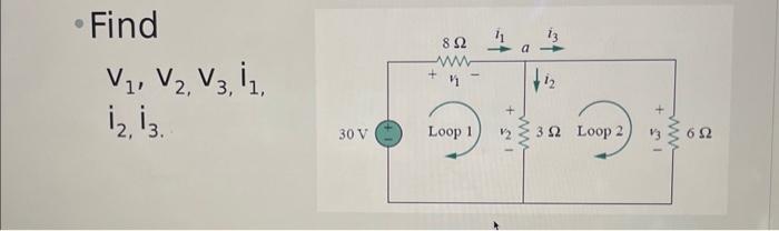 Solved Find v1,v2,v3,i1,i2,i3. | Chegg.com
