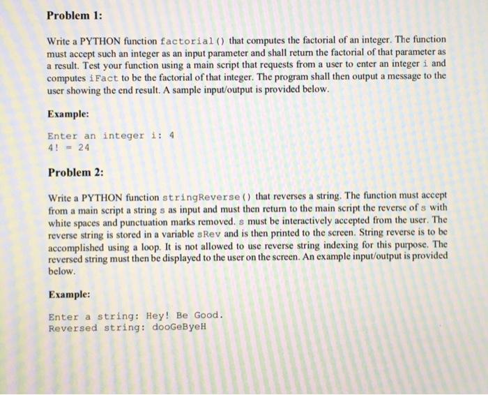 Solved Problem 3 Write A Python Function Checkpalindrome 2174