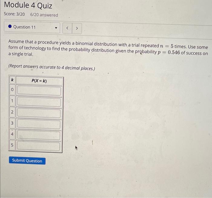 Solved Assume that a procedure yields a binomial | Chegg.com